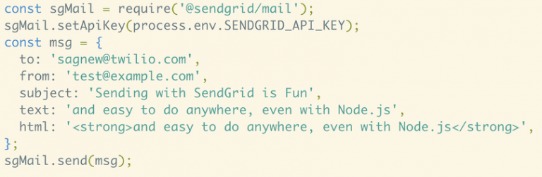 JavaScript/Node.jsからSendGridを使ってメールを送信する方法 | SendGridブログ